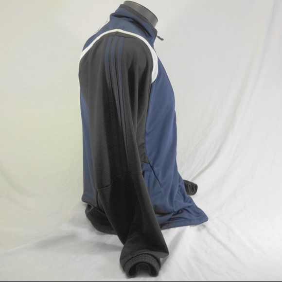 adidas | Jackets & Coats | Adidas Mens Dark Blue Rugby Zip Jacket Size ...